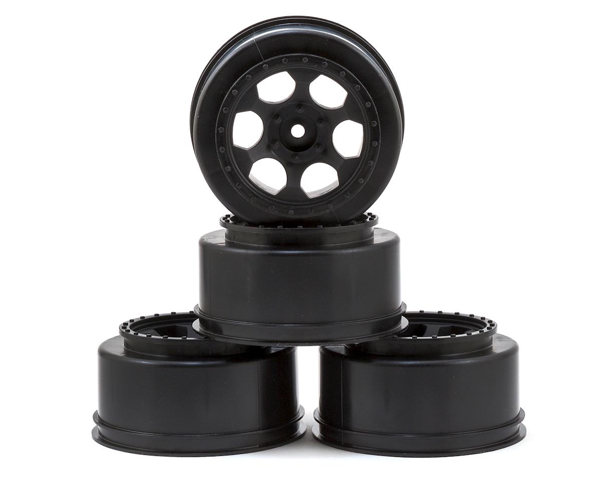 DE RACING DER-TS4-RB 12mm Hex "Trinidad" Short Course Wheels (Black)