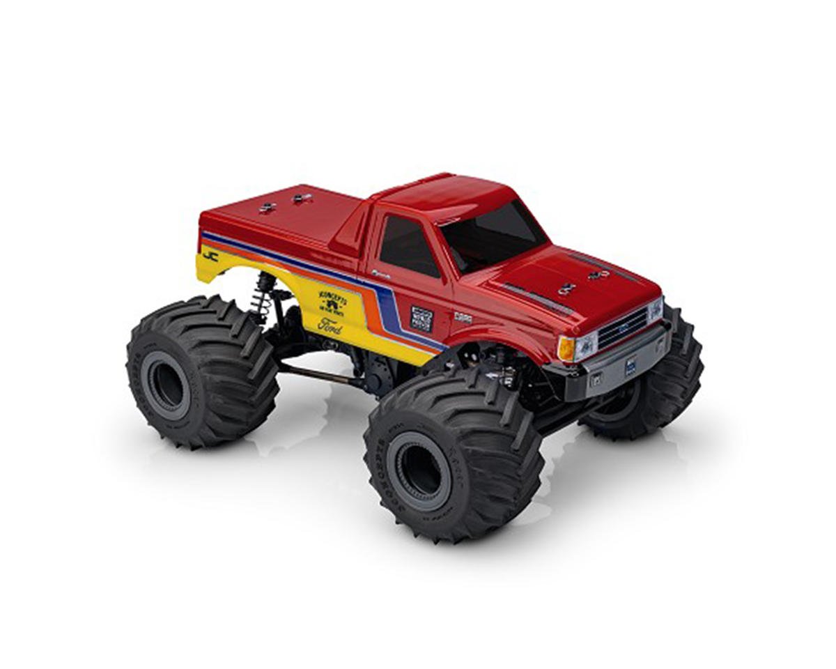 JCONCEPTS 0624 Losi Mini LMT 1990 Ford F-250 Monster Truck Body (Clear