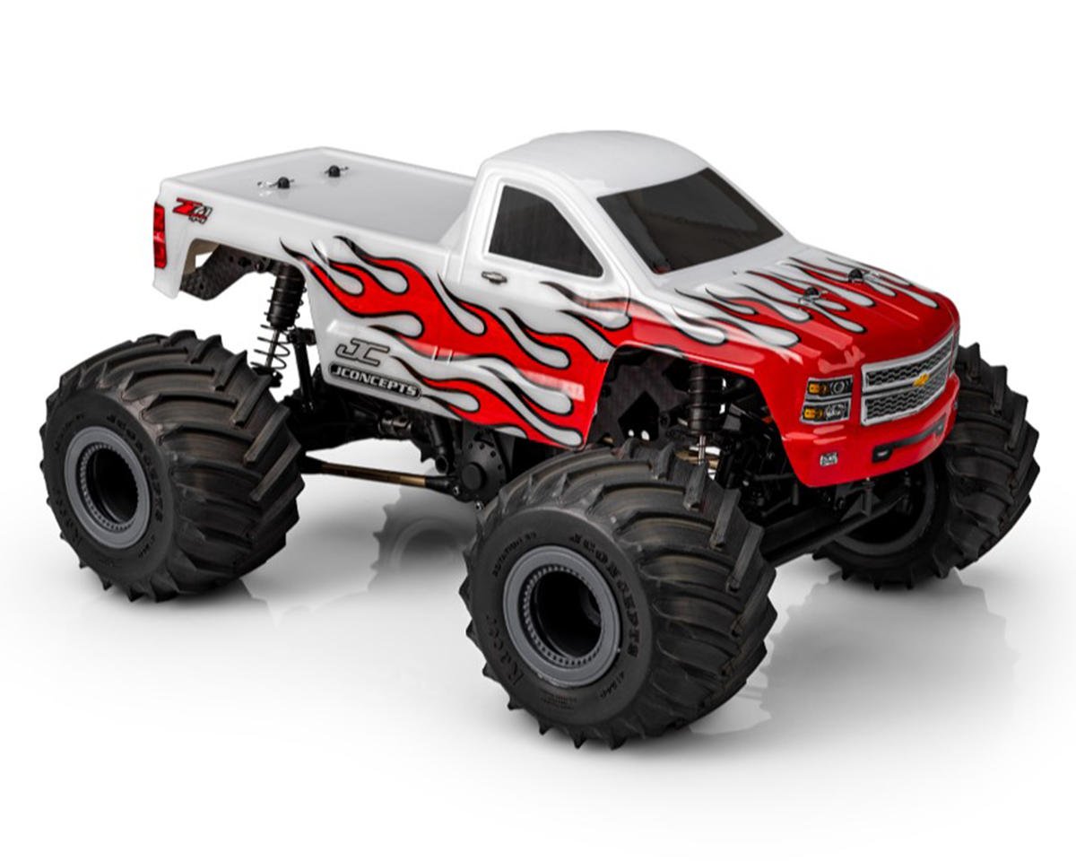 JCONCEPTS 0681 Losi Mini LMT 2014 Chevy® 1500 Monster Truck Body (Clea