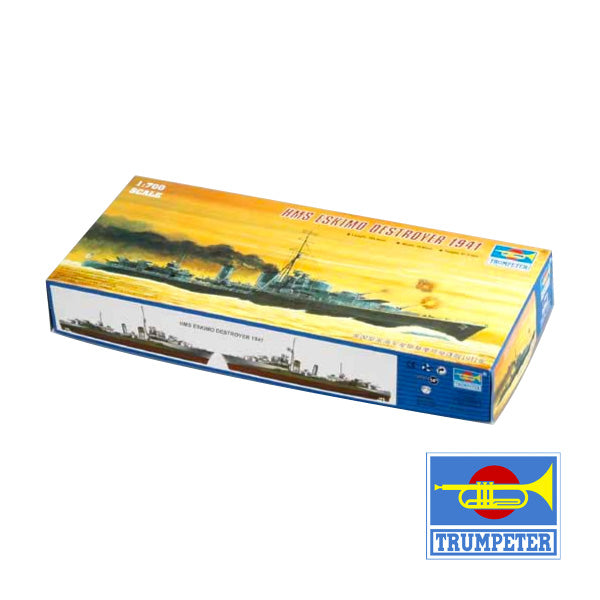 TRUMPETER 05757 1/700 War Ship HMS Eskimo Destroyer 1941