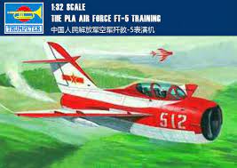 TRUMPETER 02203 PLA Air Force FT-5 Trainer Training 1/32 Scale Model K