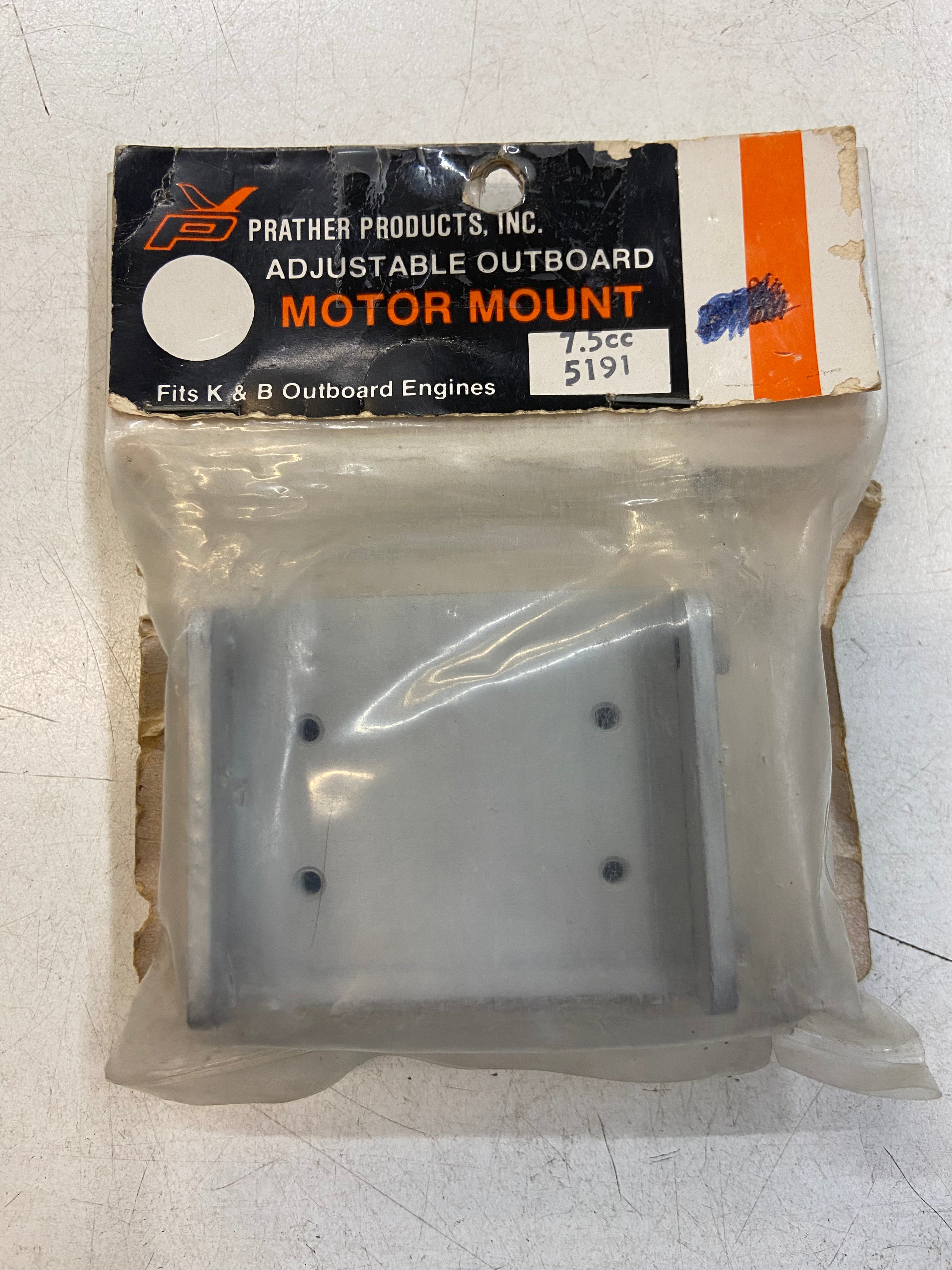 PRATHER 5191 7.5cc Adjustable Outboard Motor Mount