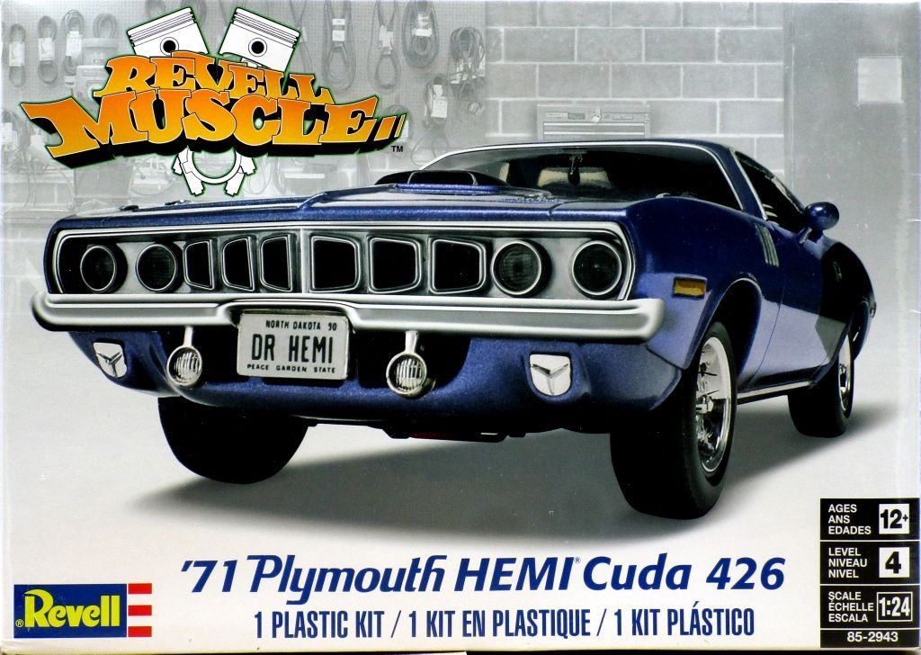 REVELL 85-2943 1/24 1971 Hemi Cuda 426